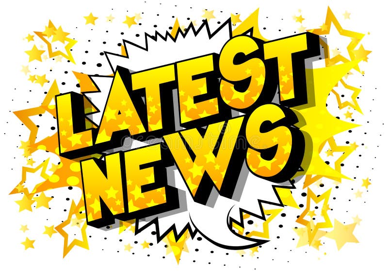 Latest News Comic Book Style Word Stock Illustrations – 8 Latest News ...