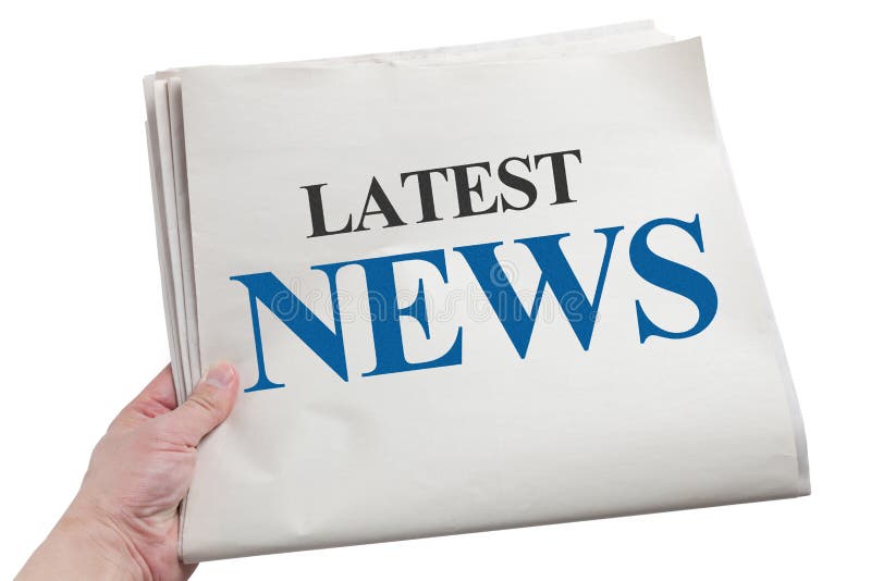 Latest News stock photo. Image of news, isolated, latest - 78996912
