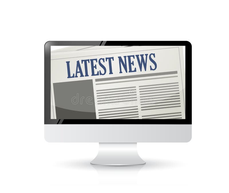 Latest News and Technology Illustration Stock Illustration ...