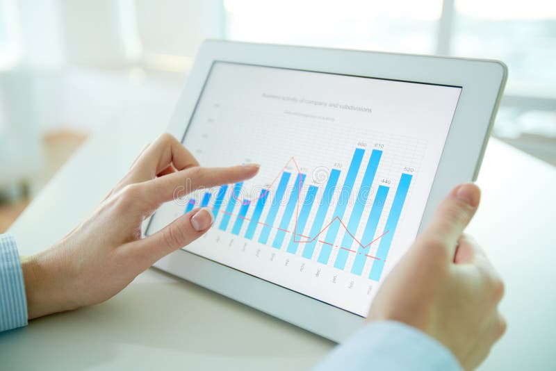 Latest results stock photo. Image of cooperation, graphs - 33943710