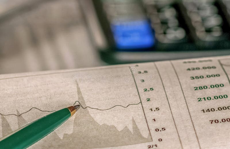 Latest stock quotes stock image. Image of chart, debt - 48716637