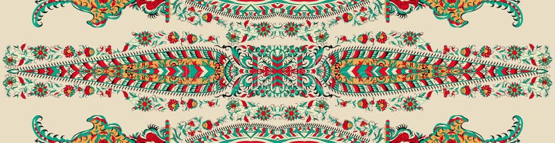 Latest Textile Engraving Printing Designs Stock Illustration ...