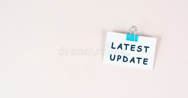 Latest Update, New Level, Education and Business Concept, Progress and ...