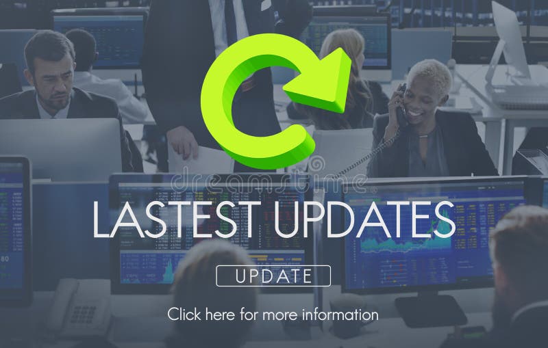 Latest Updates Internet Connection Refresh Concept Stock Image - Image ...