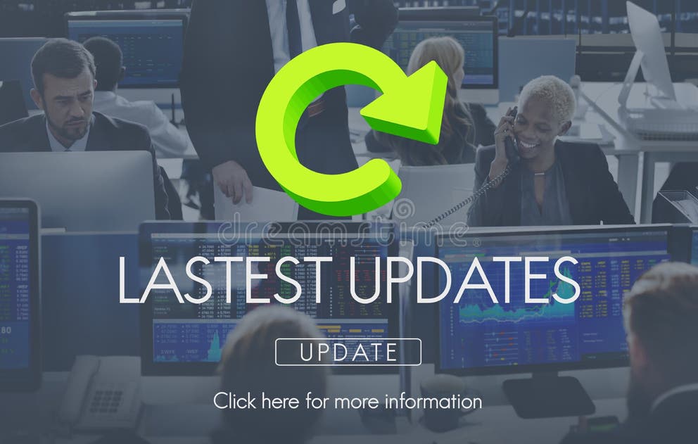 Latest Updates Internet Connection Refresh Concept Stock Image - Image ...