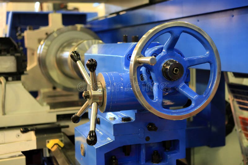 Machine Shop Lathe Background Stock Image - Image of linkage ...