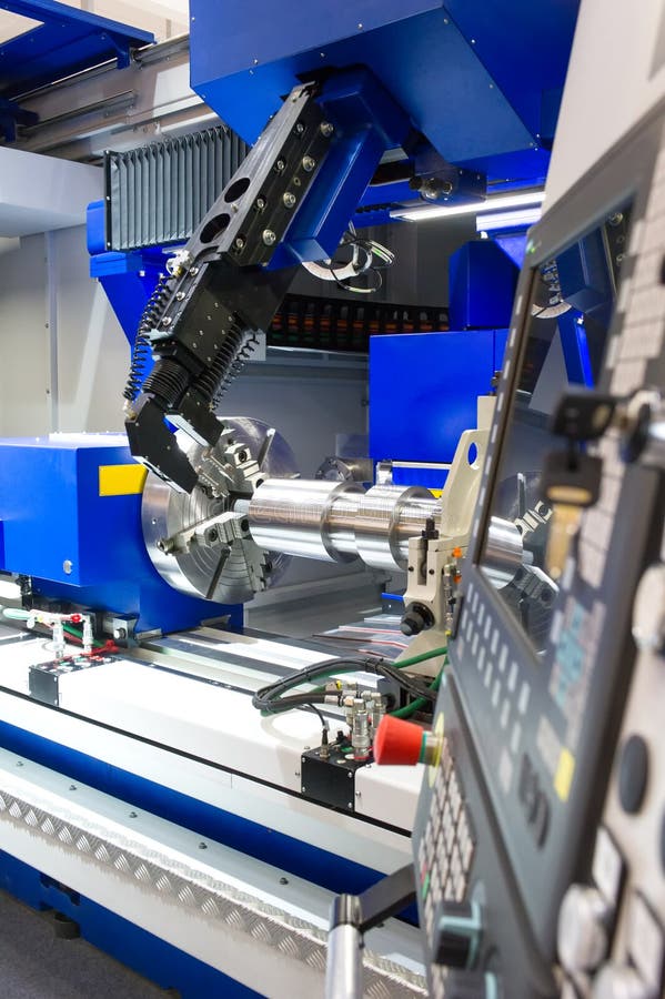 Lathe, CNC milling stock photo. Image of industry, manufacture - 38836292