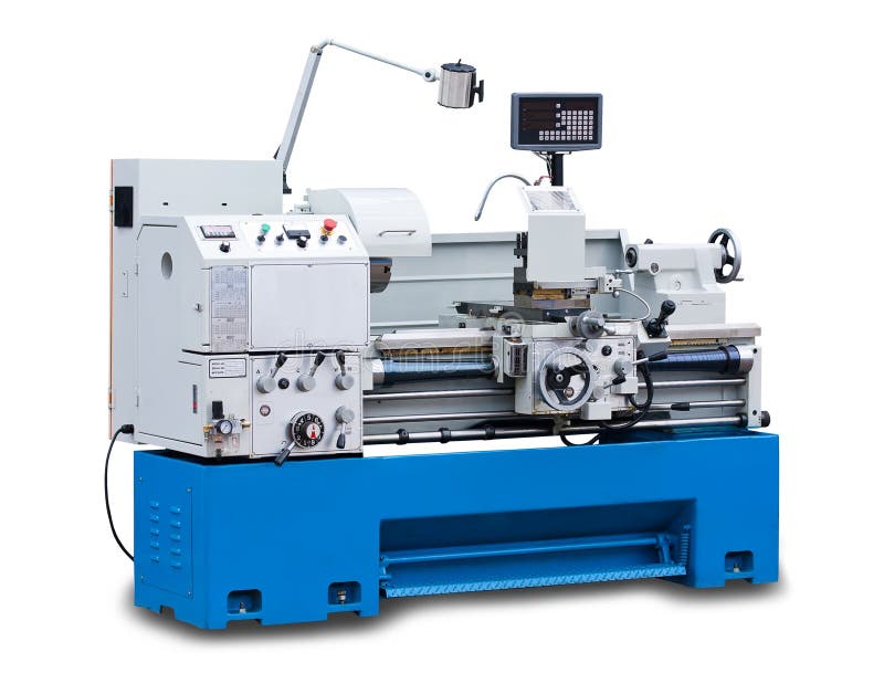 Lathe machine stock photo. Image of machining, metallic - 26668442