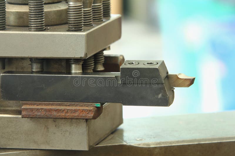 Lathe machine stock photo. Image of cutting, metalindustry - 89370904