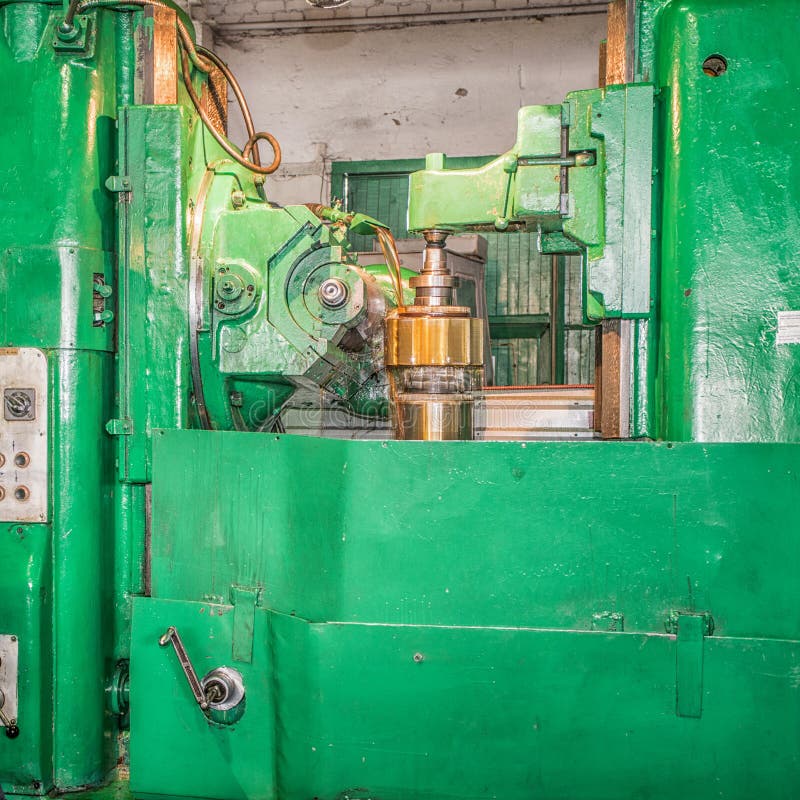 Lathe machine stock image. Image of metalworker, lathe - 93346457