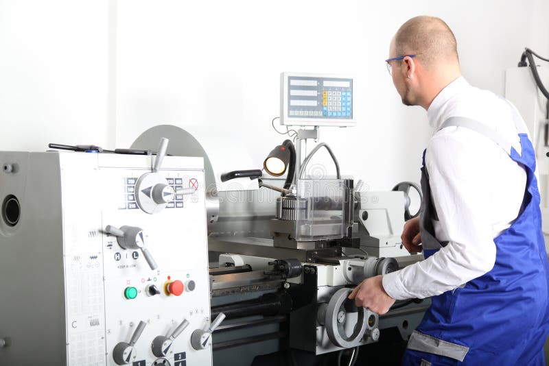 Lathe Machine Isolated on a Pure White Background -Generative Ai Stock ...