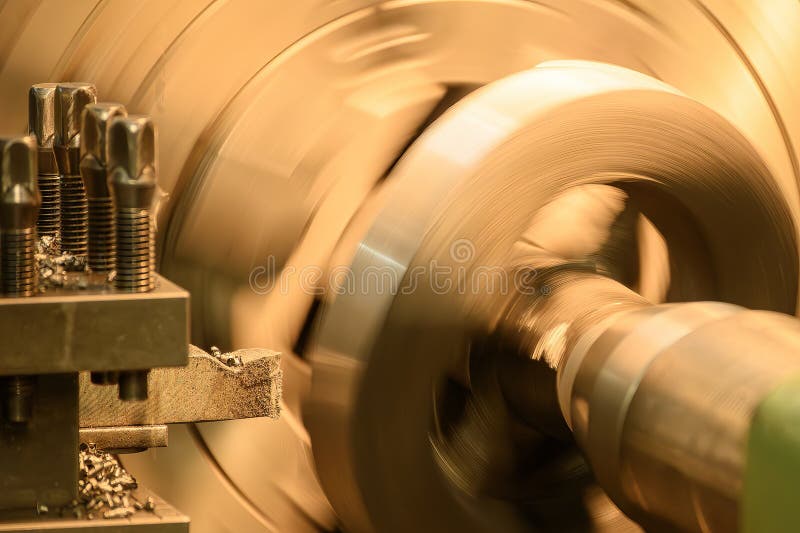 The Lathe Machine Finish Cut Metal Shaft Parts with Liquid Coolant ...