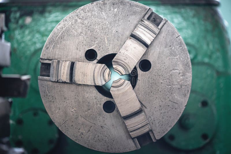 Lathe machine spindle stock photo. Image of supply, iron - 188506842