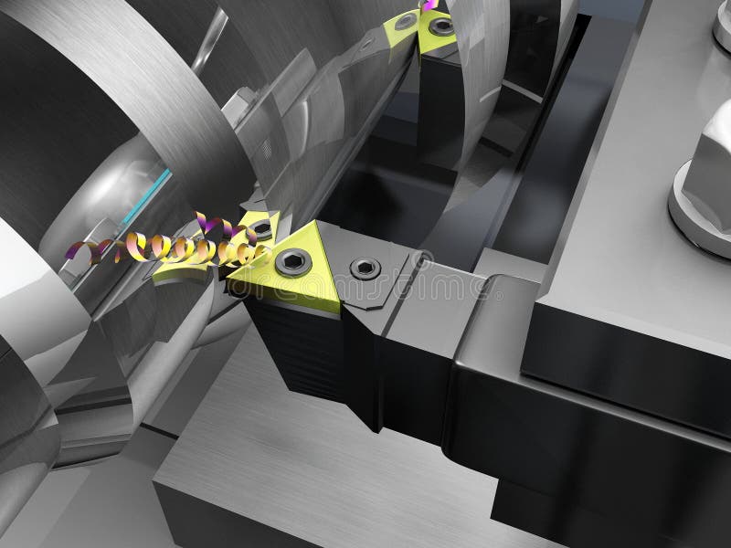 Lathe. stock illustration. Illustration of manufacturing - 67523061