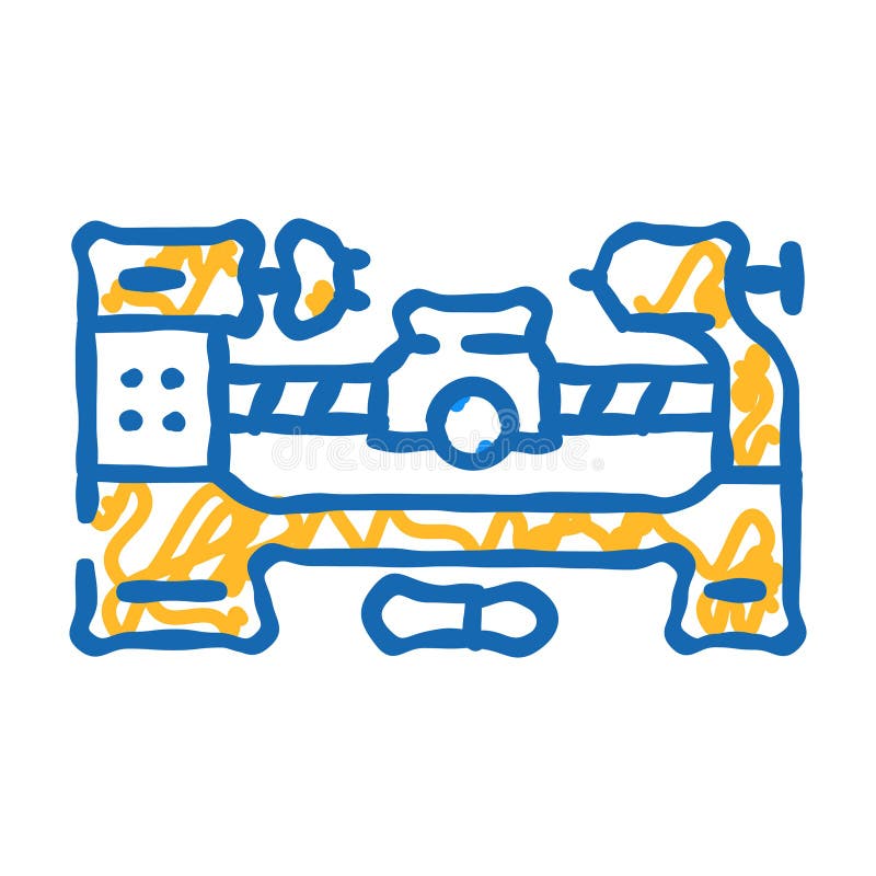 Lathe Tool Work Icon Doodle Illustration Stock Illustration ... Lathe Tool Work Icon Doodle Illustration Stock Illustration ...