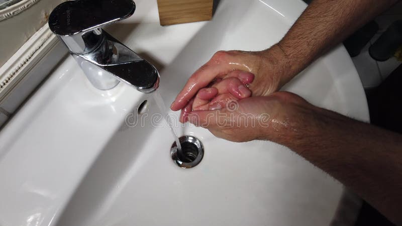 Lathering Hands with Soap stock footage. Video of lathering - 174101550