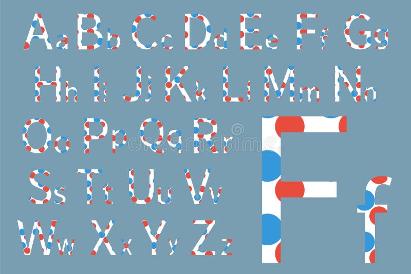 Latin Alphabet. Concept Font Design. Modern Vector Illustration Stock ...