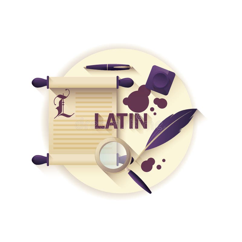 Latin Concept. Vector Illustration Decorative Design Stock Vector ...
