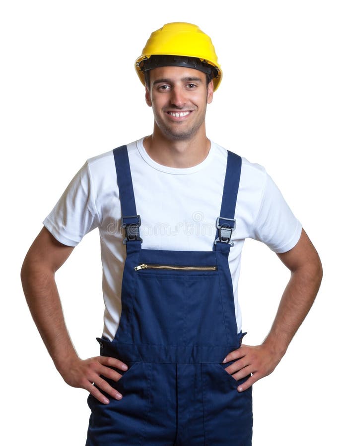 Latin Construction Worker Ready for Work Stock Photo - Image of ...