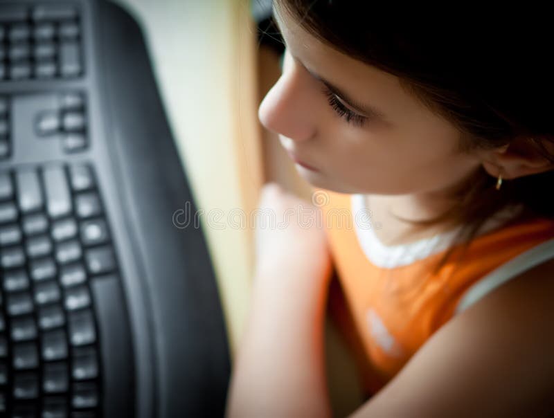 5,696 Latin Girl Working Computer Stock Photos - Free & Royalty-Free ...