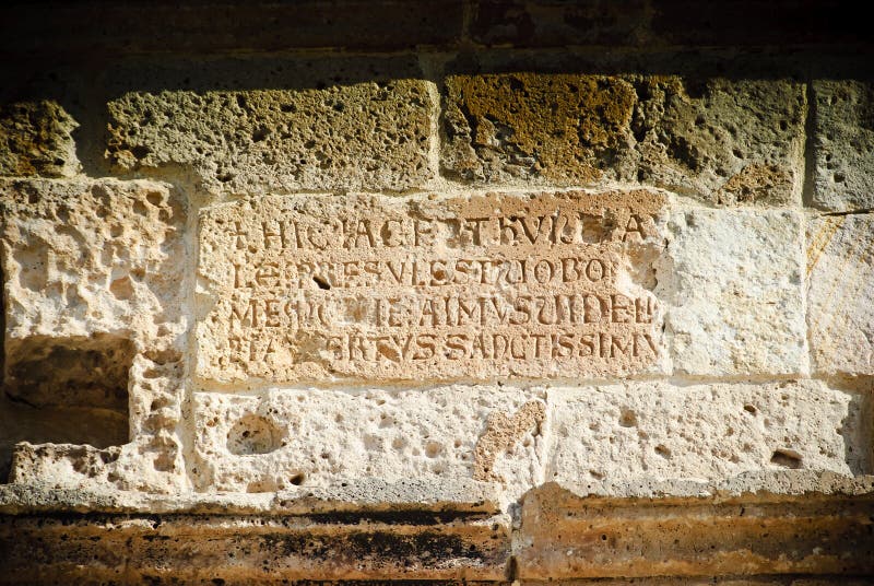 Latin inscription stock image. Image of jesus, church - 35446933