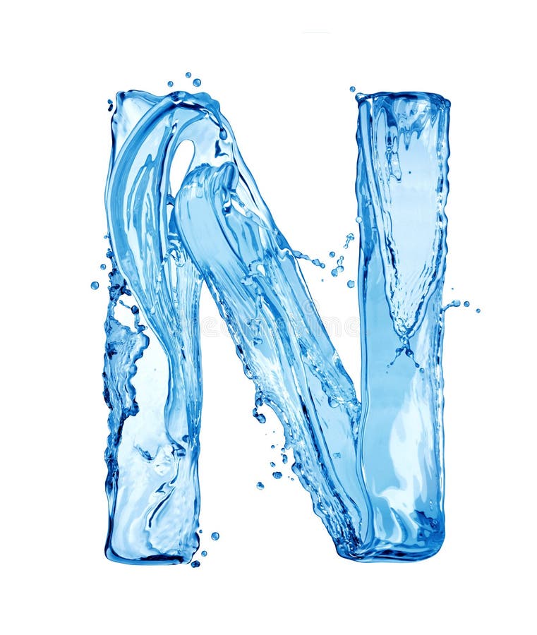 Aqua N Water Drop Letter Stock Illustrations – 147 Aqua N Water Drop ...