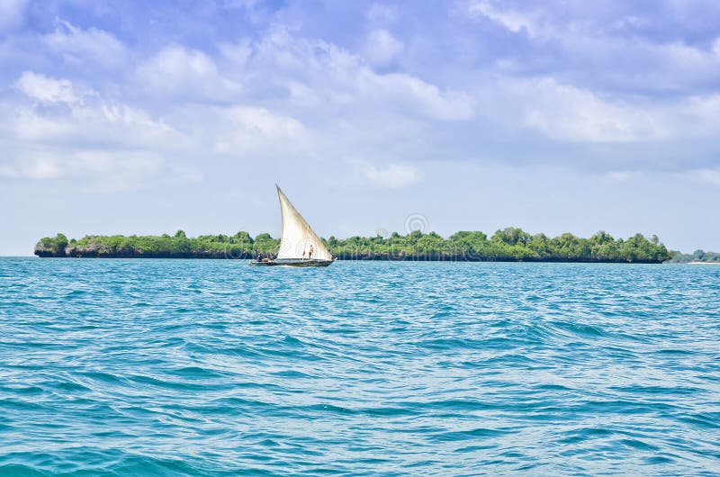 Latin Sail on the Boat stock photo. Image of mangroves - 57287276
