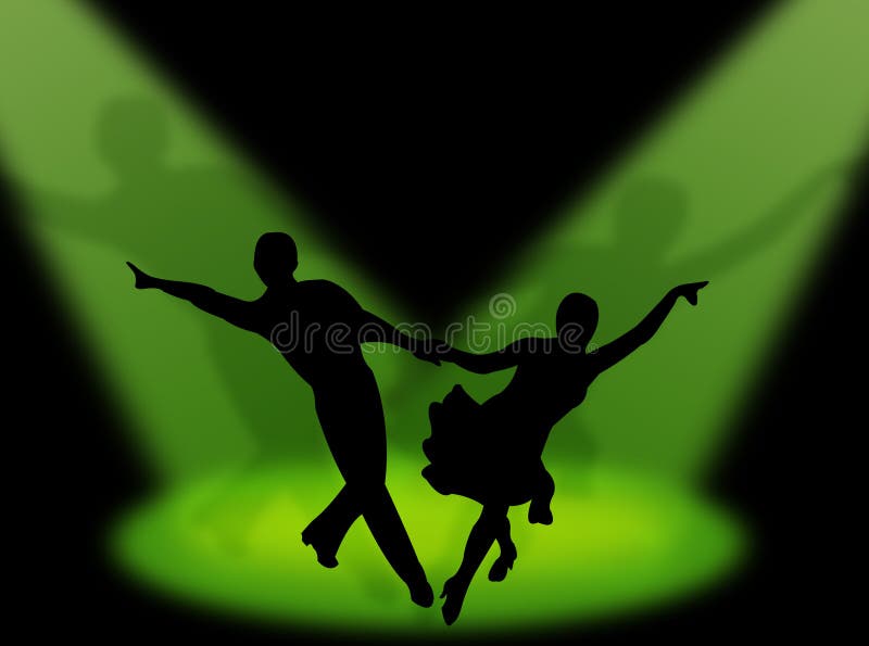 Latin in the spotlights stock illustration. Illustration of music ...