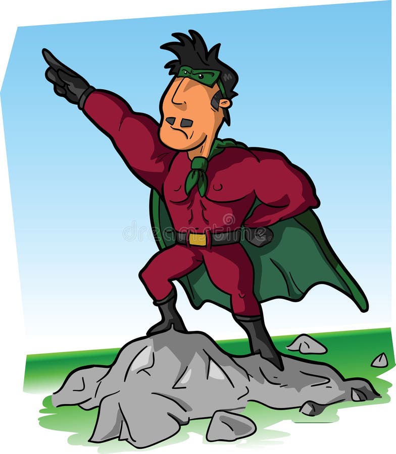 Latin super hero stock illustration. Illustration of hope - 19137673