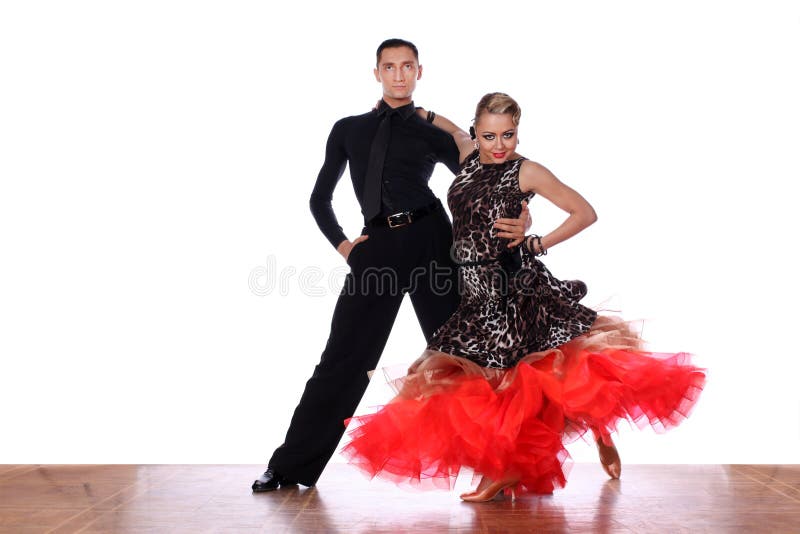 Latino dancers in ballroom stock photo. Image of latin - 78676760