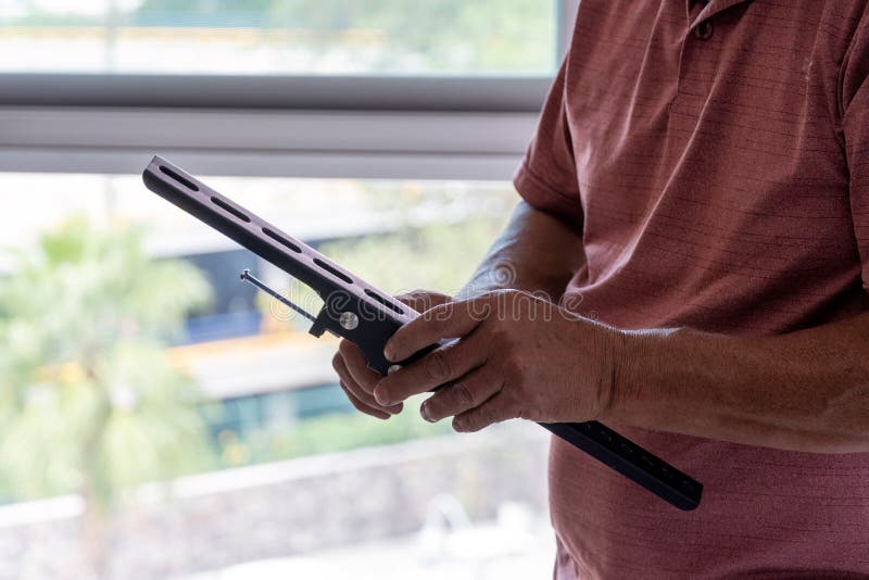 Latino Man Looking for Tools in His Toolbox, Hispanic, with Screwdriver ...