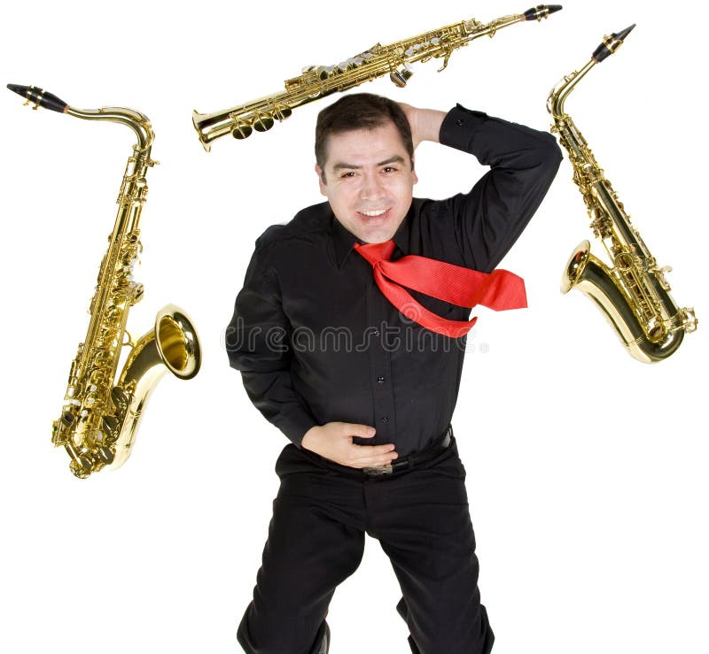 Saxophone Player stock image. Image of instrument, performer - 9027445