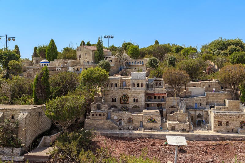 Mini Israel Miniature Park editorial photography. Image of landmark ...
