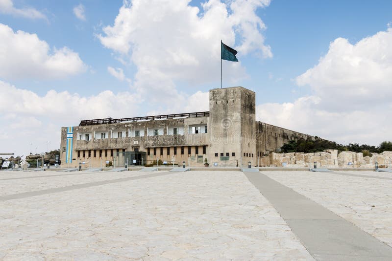 Latrun Military Museum and Courtyard Stock Image - Image of military ...