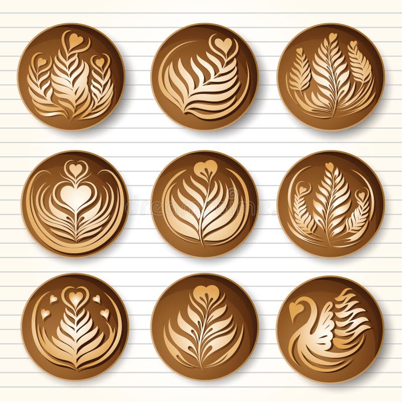 Latte Art Stock Illustrations – 31,710 Latte Art Stock Illustrations ...