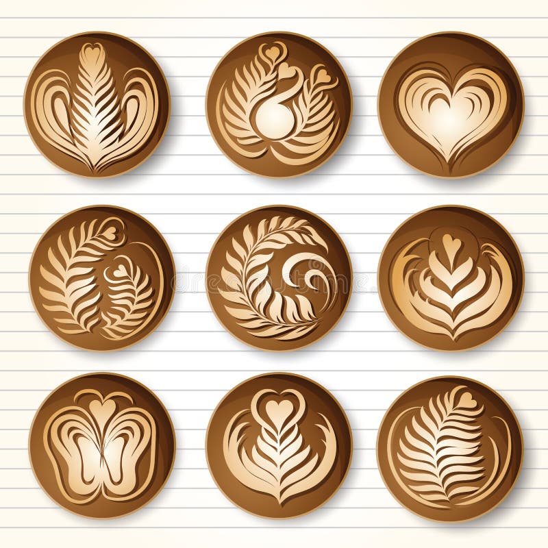 Latte Art Stock Illustrations – 31,710 Latte Art Stock Illustrations ...