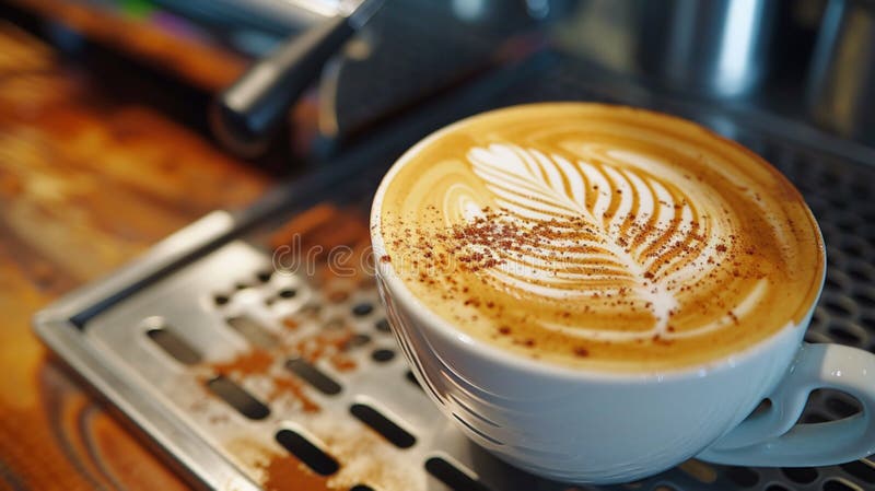 Latte Art Extravaganza: Creative Foam, Versatile Presentation Stock ...