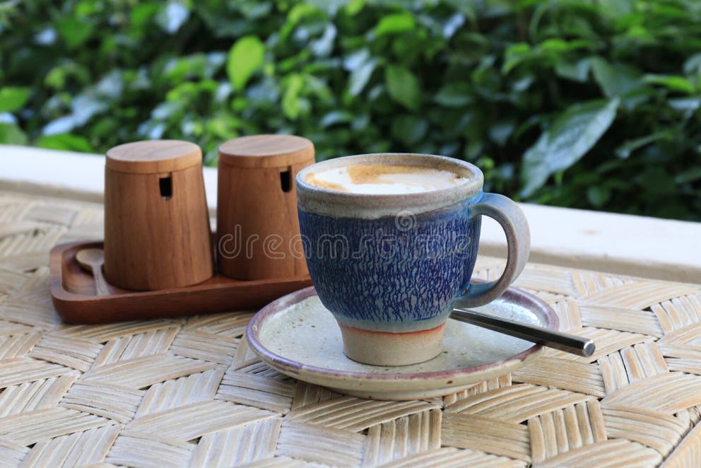 Coffee Break Concept, Latte Art Stock Image - Image of water, latte ...