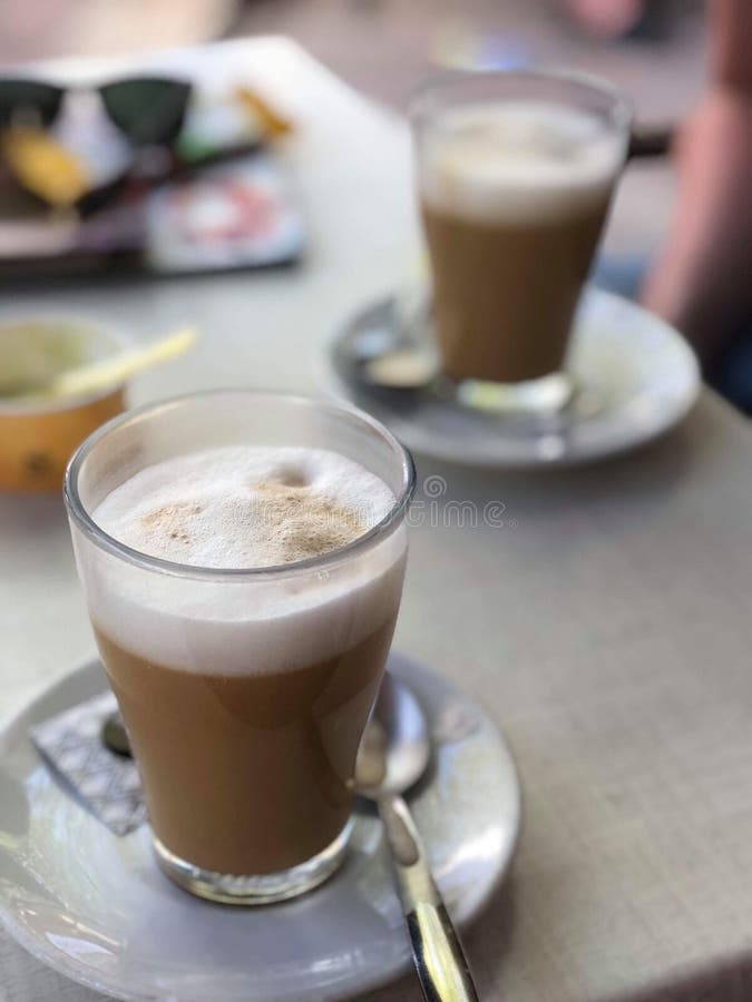 Latte break stock image. Image of spanish, latte, coffee - 117624271