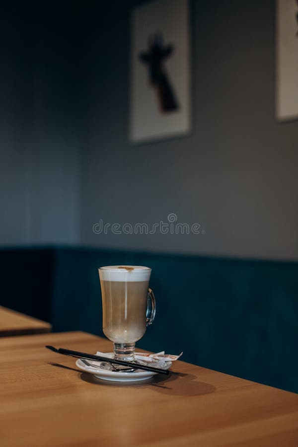 Latte coffee stock image. Image of sugar, cafe, break - 176936785