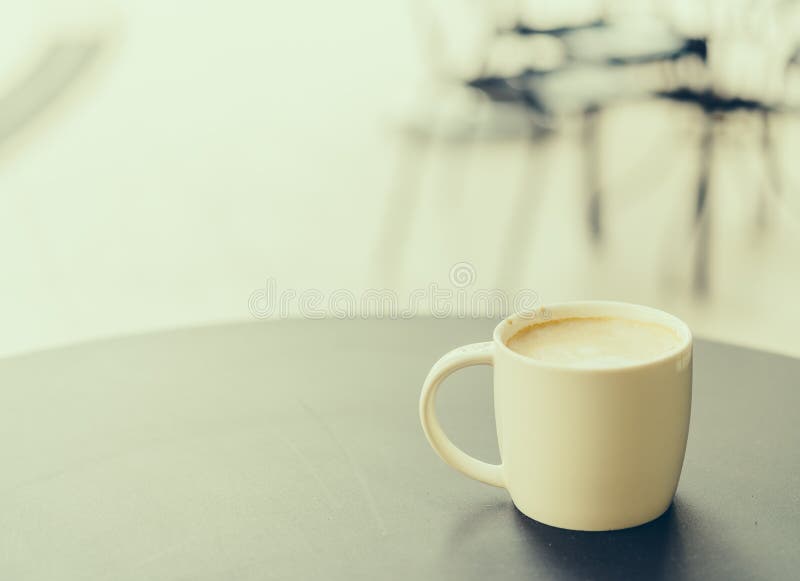 Latte coffee cup stock image. Image of white, food, coffee - 47225939