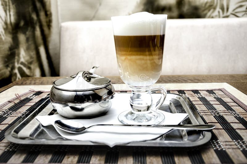 Latte coffee stock photo. Image of fresh, frappuccino - 34729358