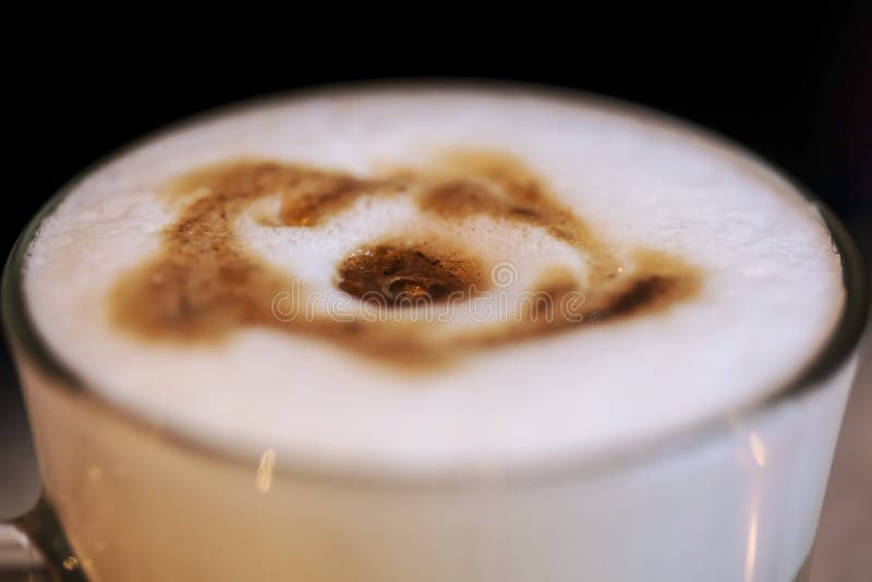 Latte coffee top view stock photo. Image of barista, espresso - 72958590