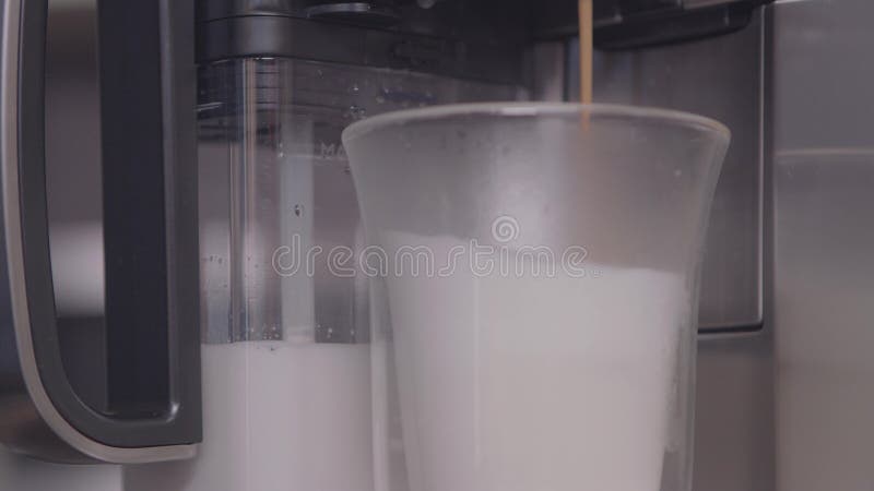 Latte making process stock footage. Video of caffeine - 90217046