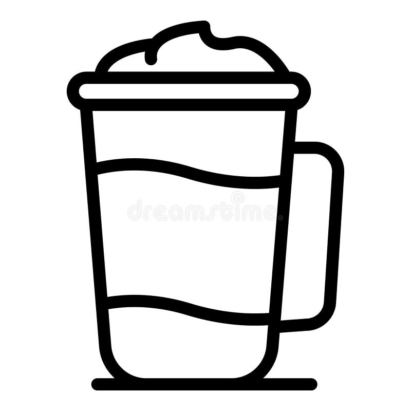 Latte Outline Stock Illustrations – 14,457 Latte Outline Stock ...