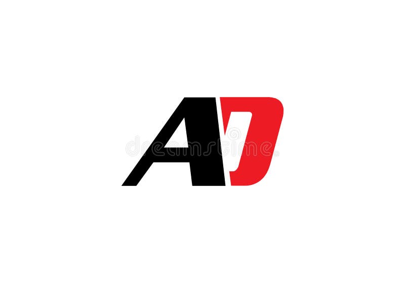 Latter AD logo stock vector. Illustration of circle - 224207333