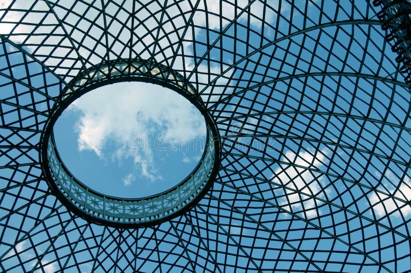 Lattice dome. stock image. Image of frame, design, black - 20610001