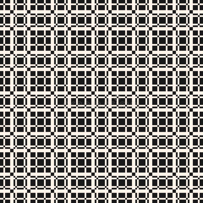 Lattice Seamless Pattern. Horizontal Interlacing Thin Lines Stock ...