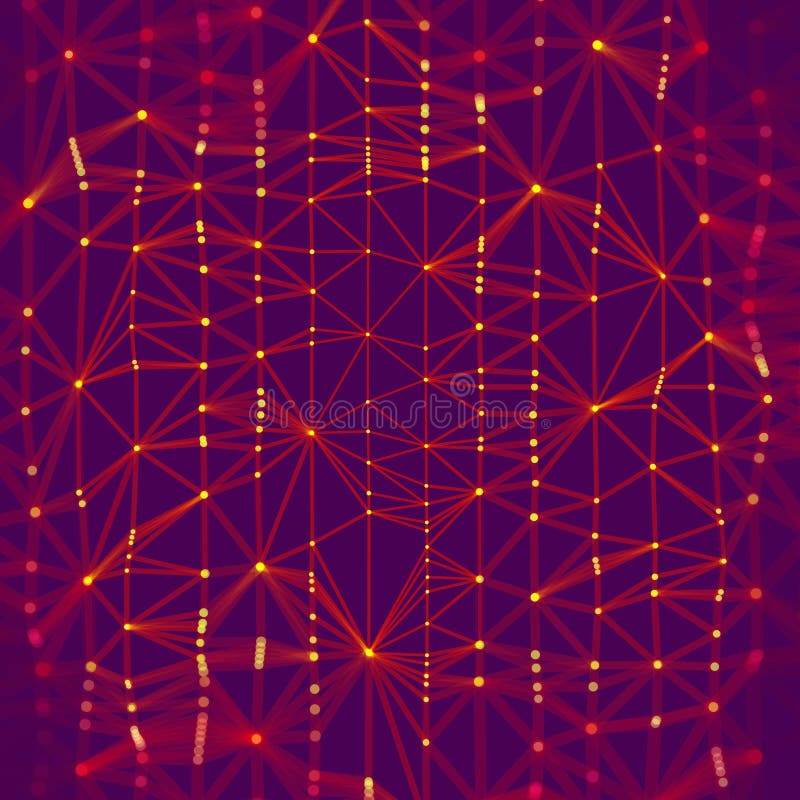Lattice Structure. Science or Technology Background. Graphic Design. 3D ...
