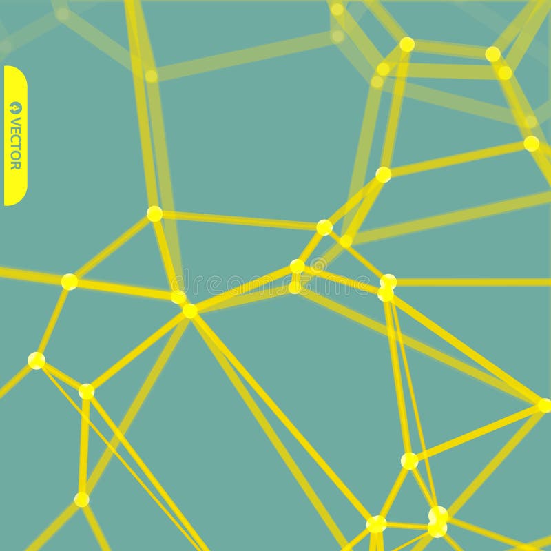 Lattice Structure. Science or Technology Background. Graphic Design. 3D ...